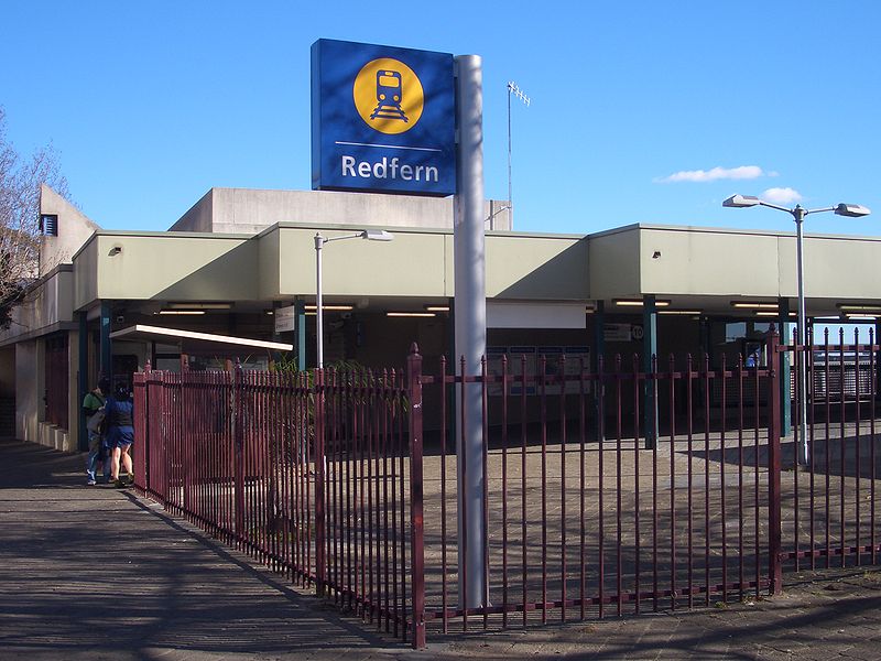 Sydney - City and Suburbs: Redfern, railway station